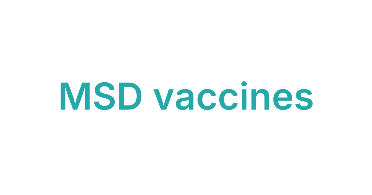 MSD vaccines
